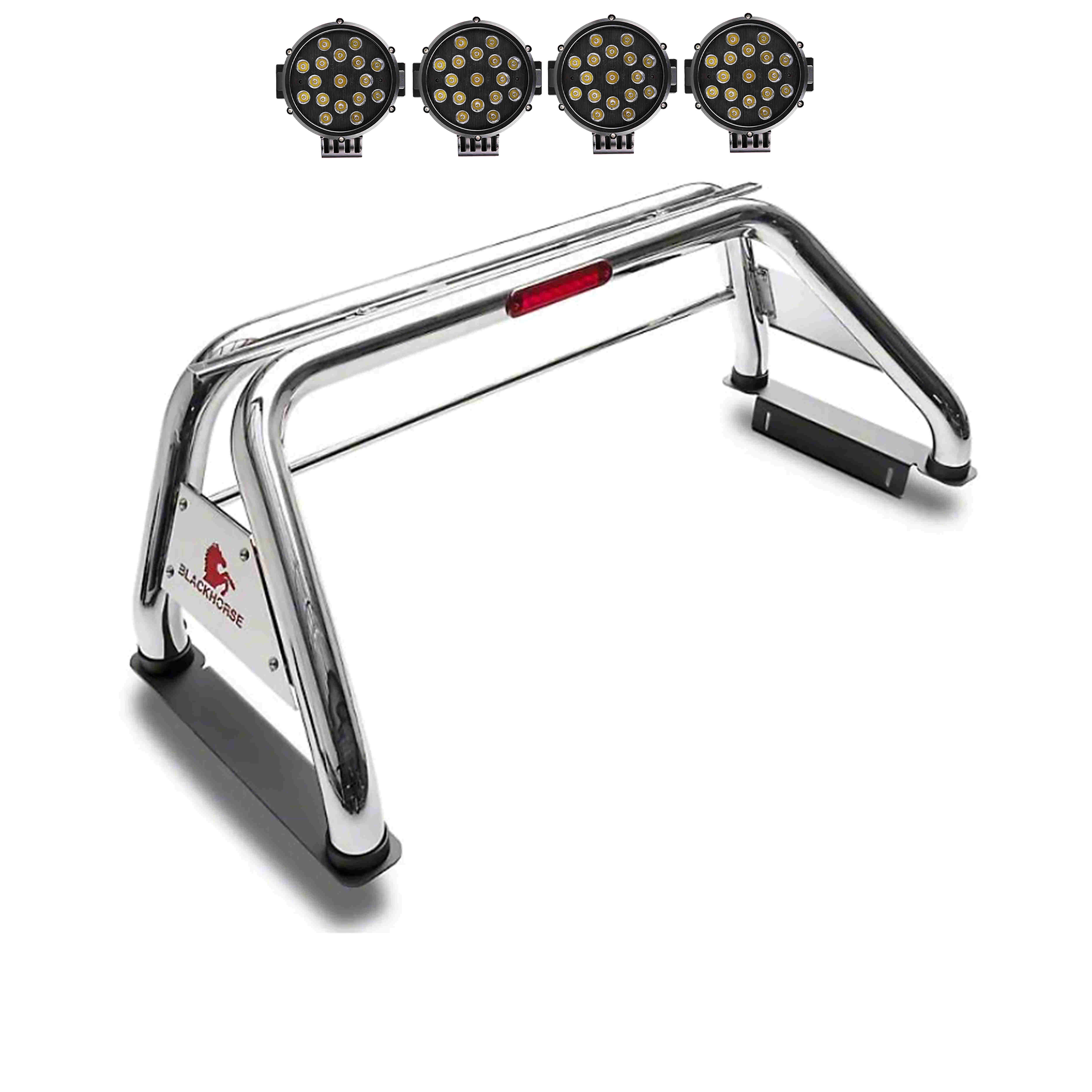 Black Horse Off Road Classic Roll Bar Kit Stainless Steel Stainless ...